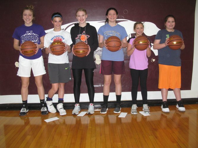 Free Throw Contest winners, girls | News, Sports, Jobs - The Journal